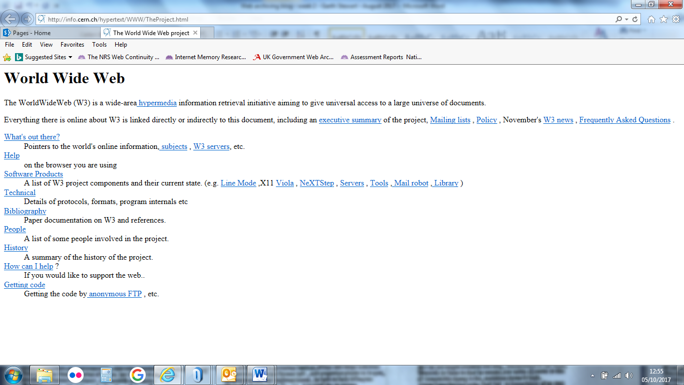 What is web archiving? History, technology, collections – Open Book