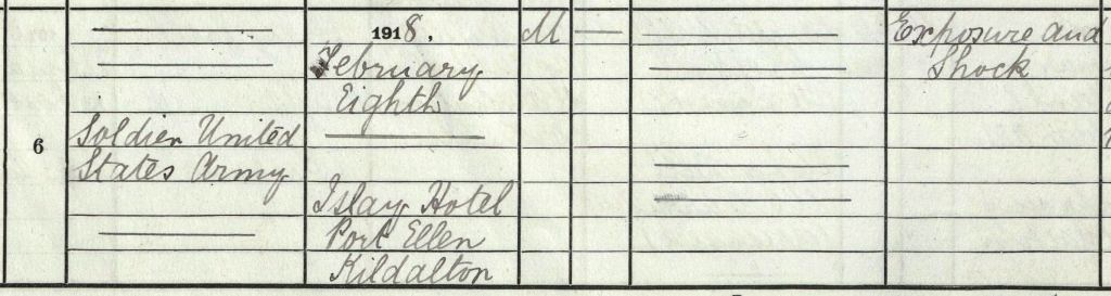 The sinking of the Tuscania, 1918 – Open Book