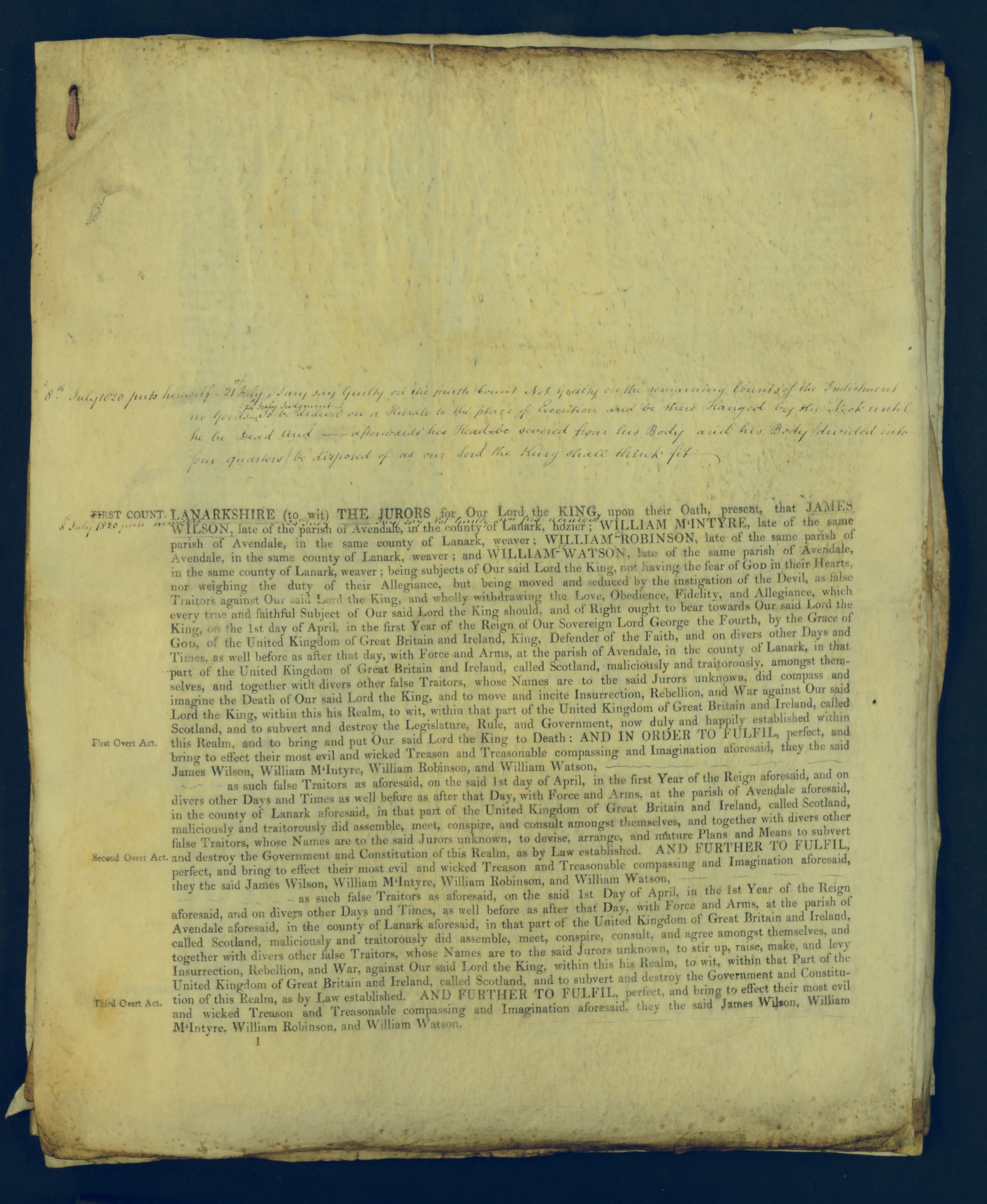 The “Radical Rising” of 1820 – Open Book