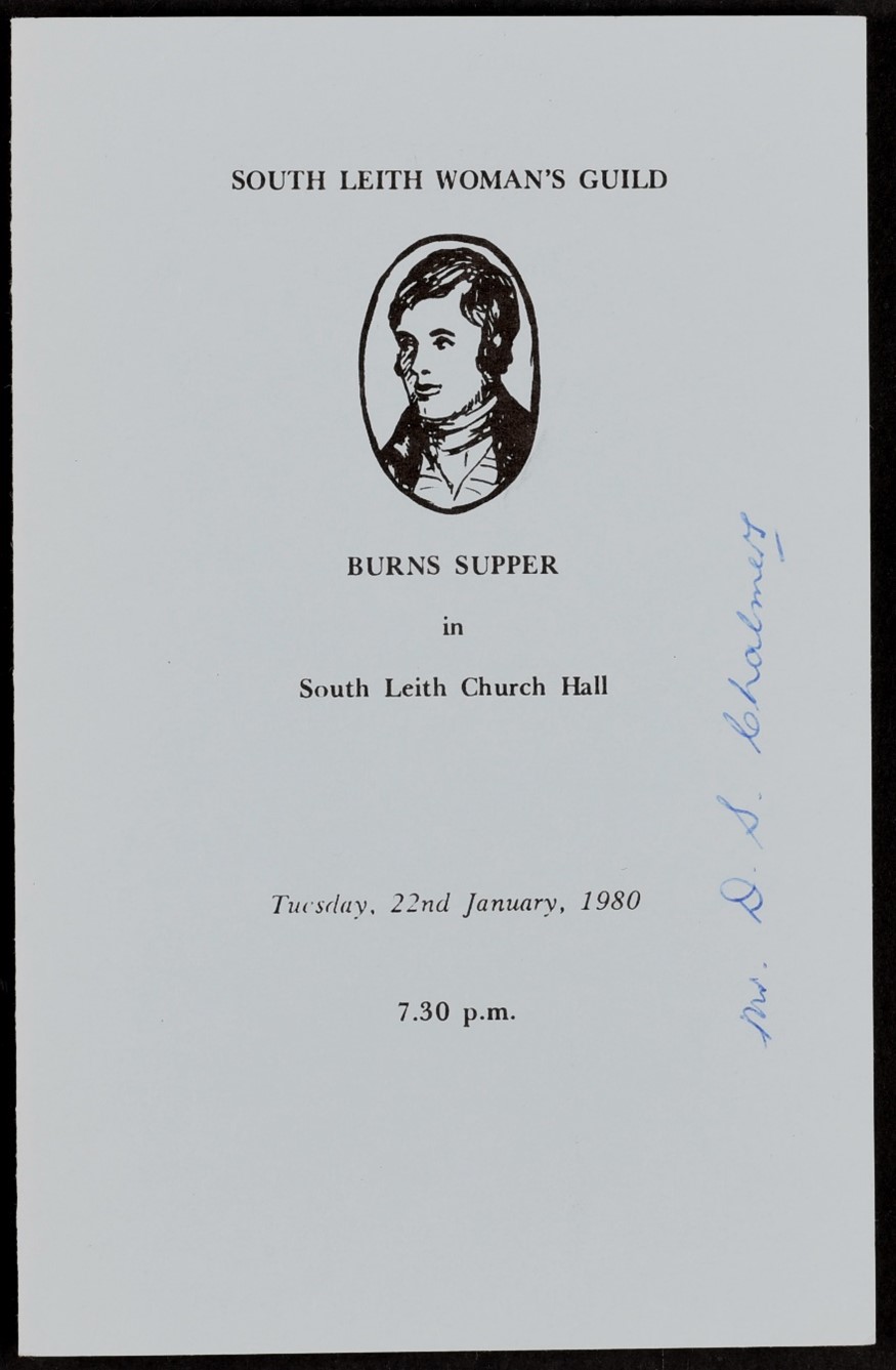 The NRS guide to the perfect Burns Supper – Open Book
