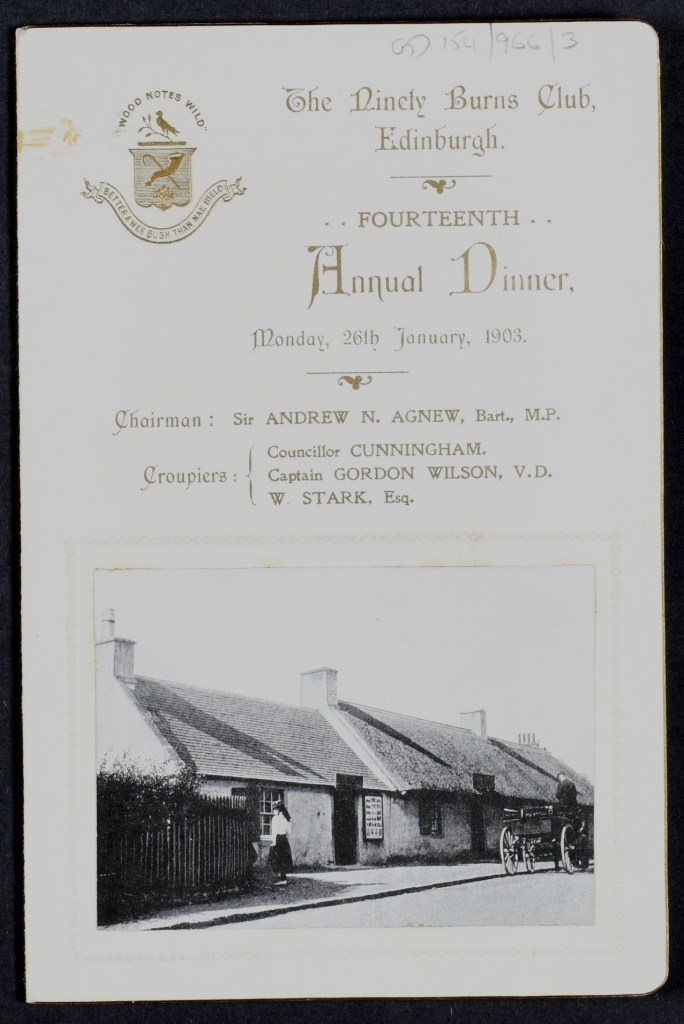 The NRS guide to the perfect Burns Supper – Open Book